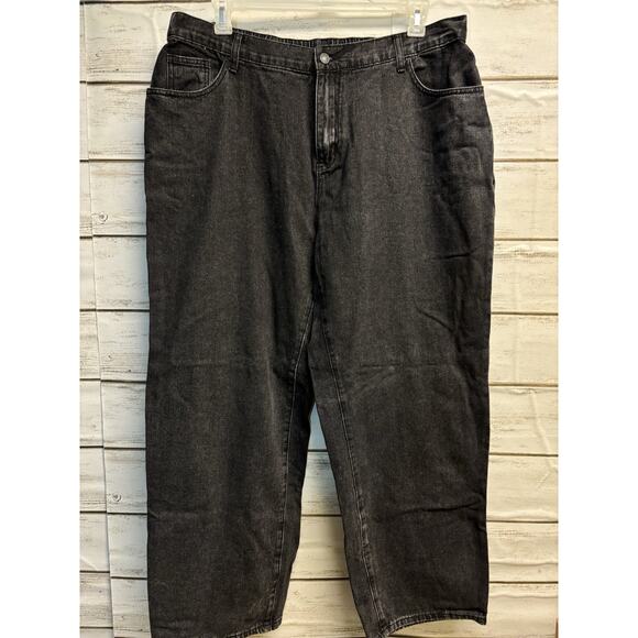 ROMWE | Pants & Jumpsuits | Romwe Wide Leg Pants 3xl Black Gothic ...